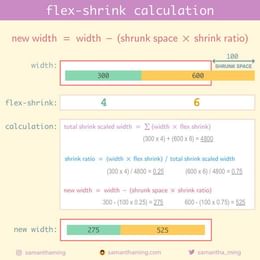 Day 24 Flex shrink Calculation SamanthaMing